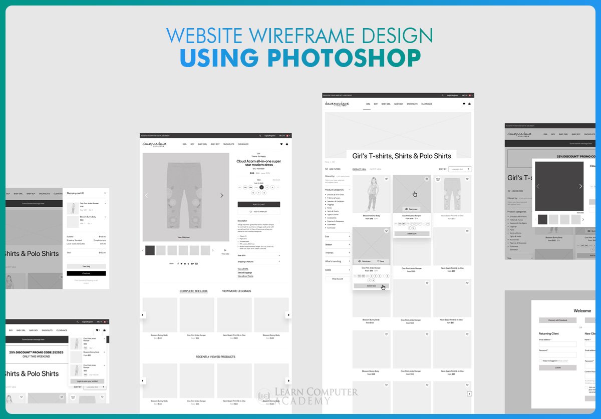 Role of Photoshop in web design